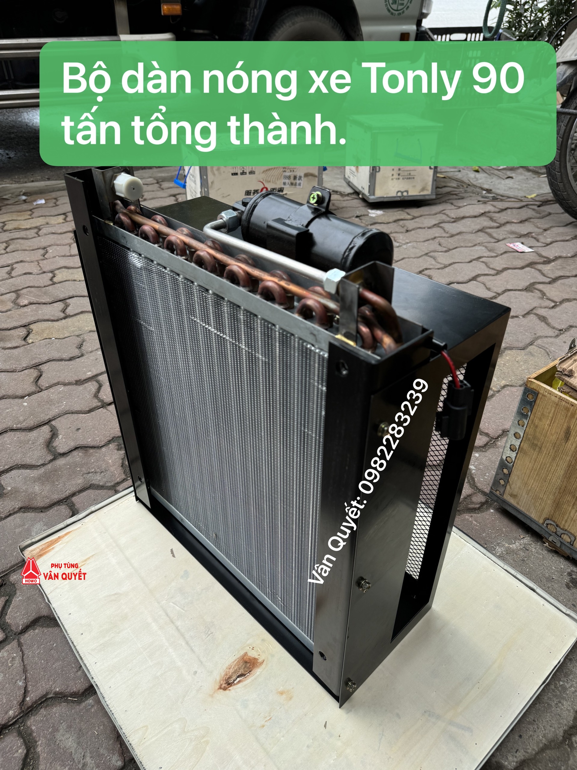 Bộ dàn nóng tổng thành xe Tonly 90 tấn, Hộp giàn nóng tổng thành xe ...